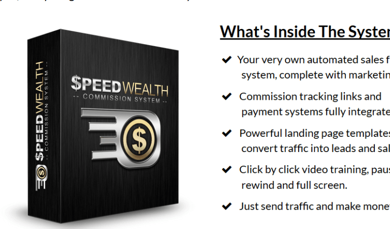 Why I Returned The Speed Wealth Commission System.